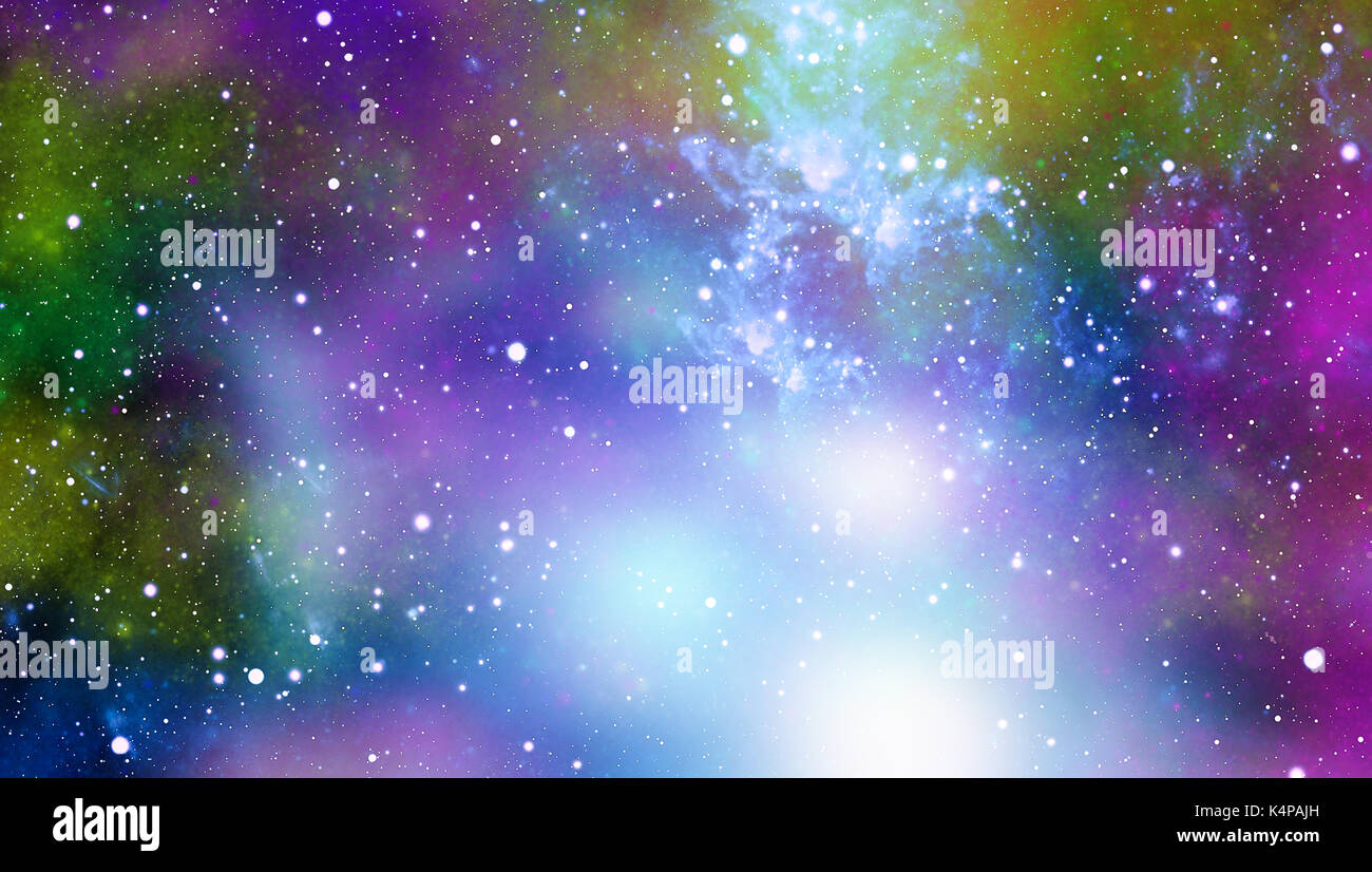 Cosmic abstract background with stars and nebulas Stock Photo - Alamy