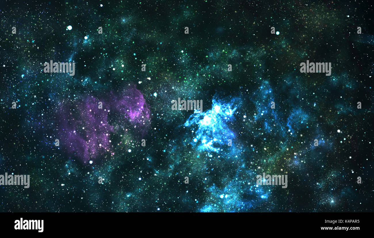 Cosmic abstract background with stars and nebulas Stock Photo - Alamy