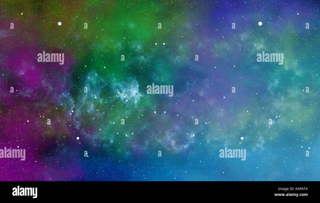 Cosmic abstract background with stars and nebulas Stock Photo - Alamy