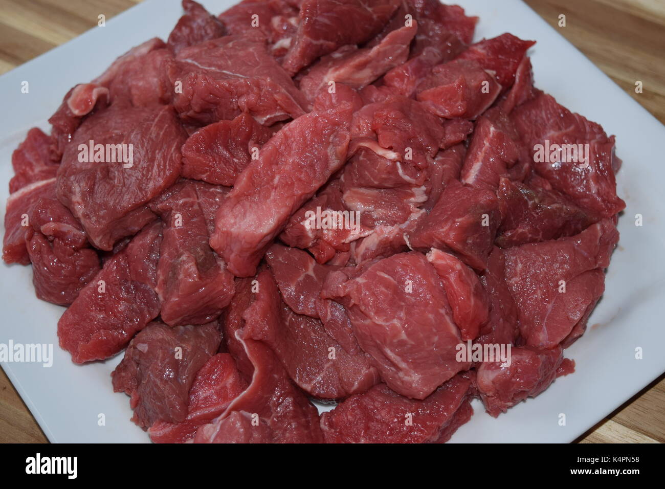 Meat dices hi-res stock photography and images - Alamy