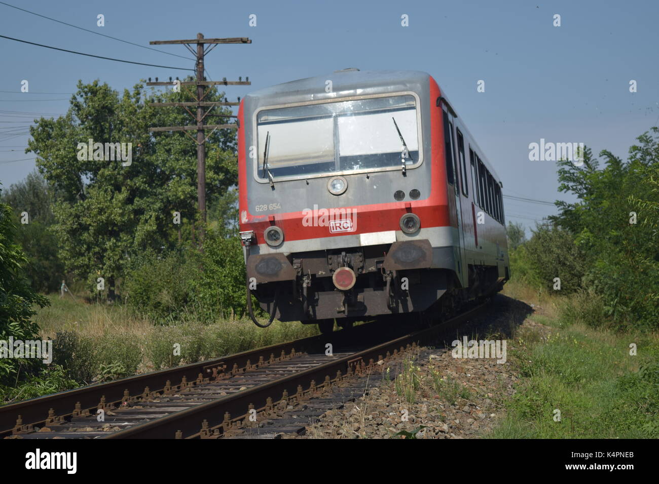 Overground train tracks above hi-res stock photography and images - Alamy