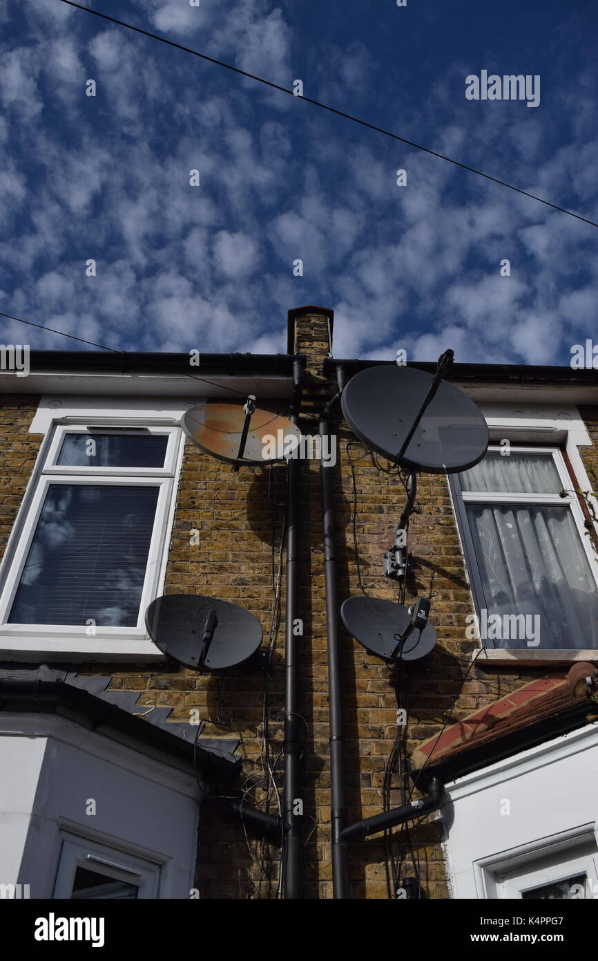 Perspective view of a house rooftop Stock Photo - Alamy