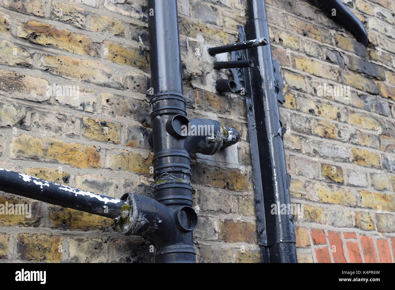 Water Pipes Side Of House High Resolution Stock Photography and Images ...