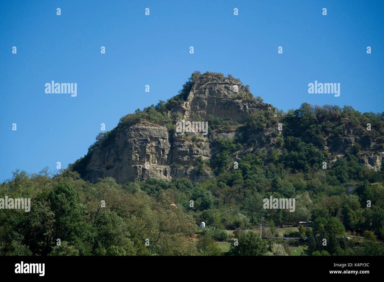 Tuscan–Emilian Apennines mountains seen from Autostrada A1 Milano ...