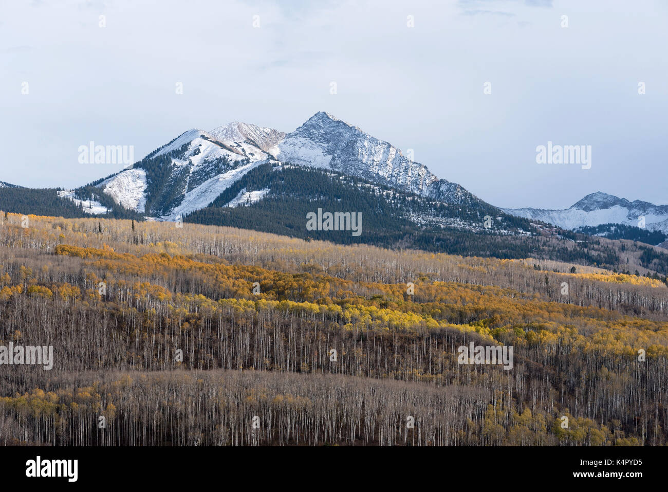 Autumn Storm and Chair Mountain in Gunnison National Forest, Colorado ...