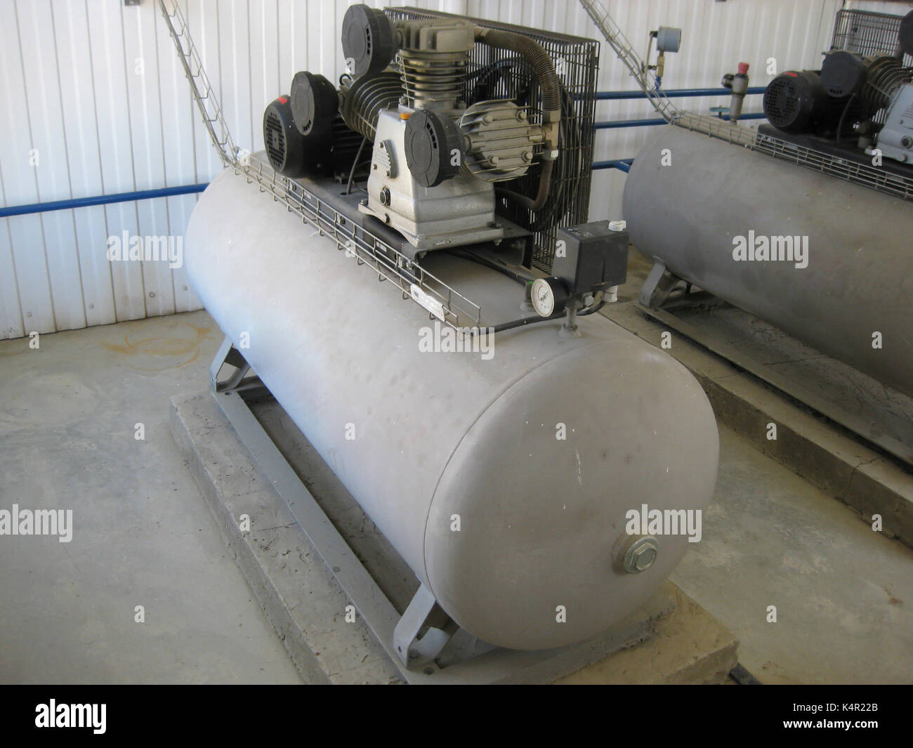 Air compressor. equipment for creation of pressure air. Equipment for ...