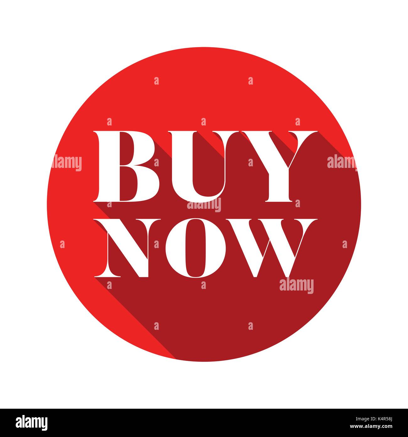Buy Now button red round vector Stock Vector Image & Art - Alamy