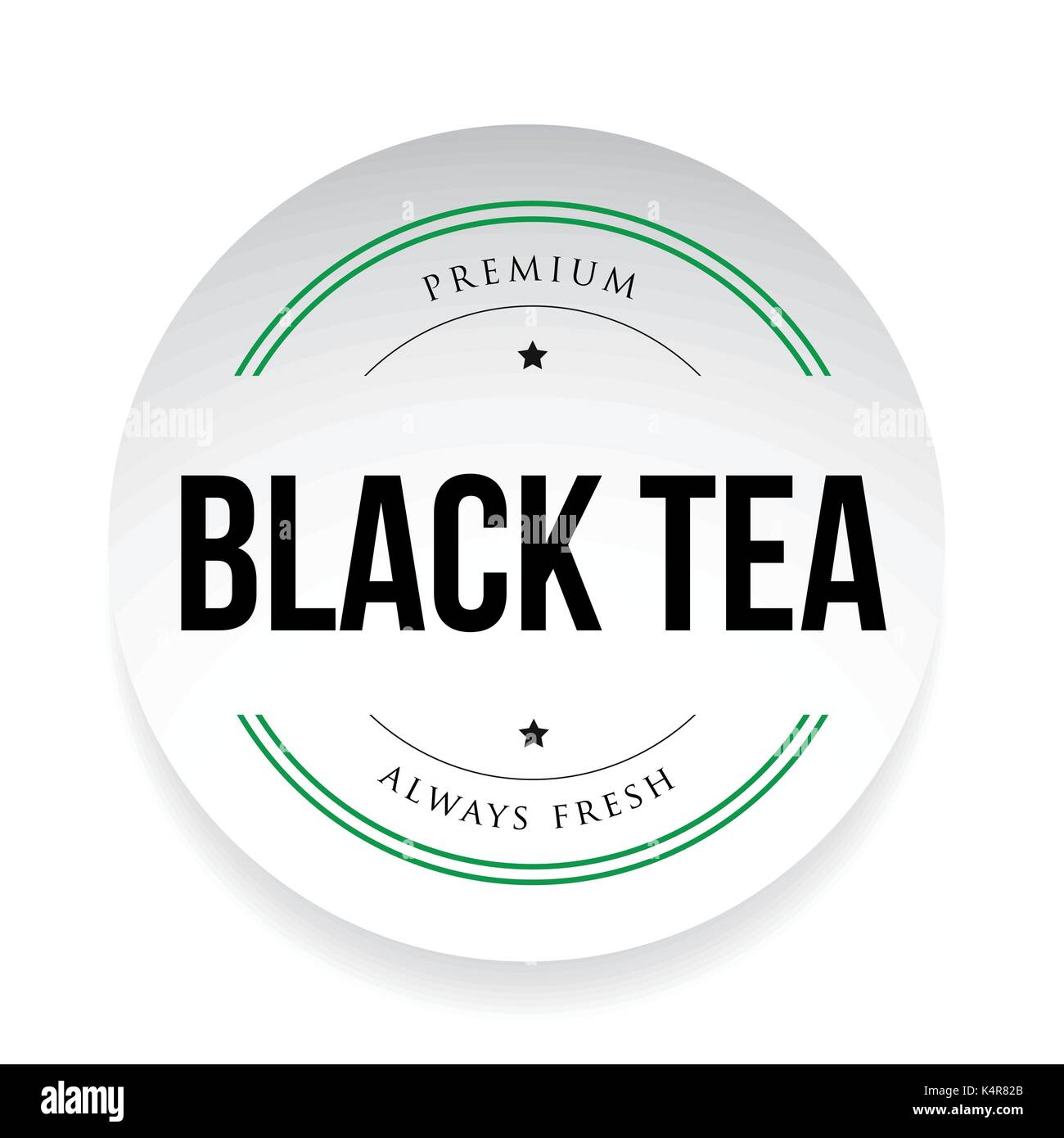 Black Tea label sign vector Stock Vector Image & Art - Alamy