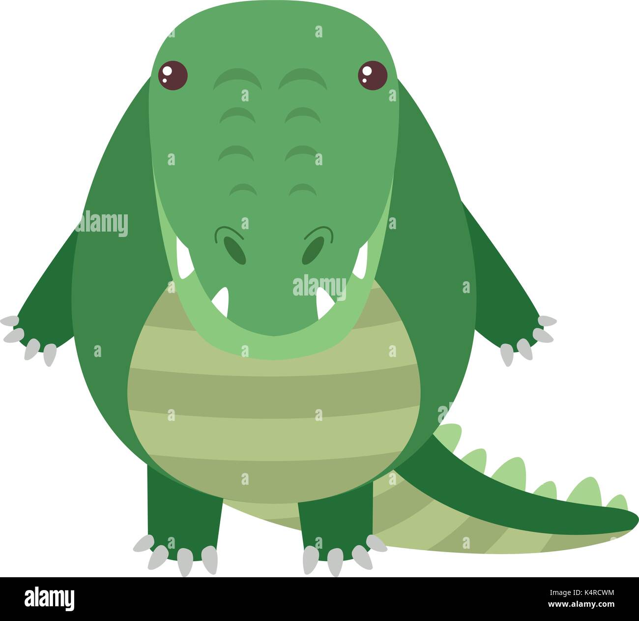 Fat crocodile cartoon hi-res stock photography and images - Alamy