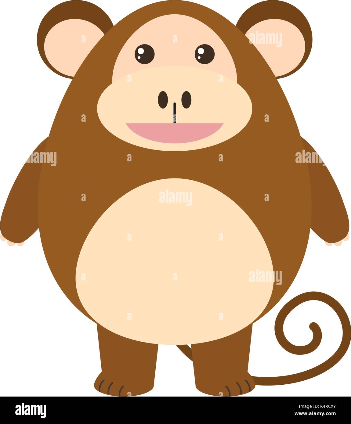 Fat monkey animal hi-res stock photography and images - Alamy