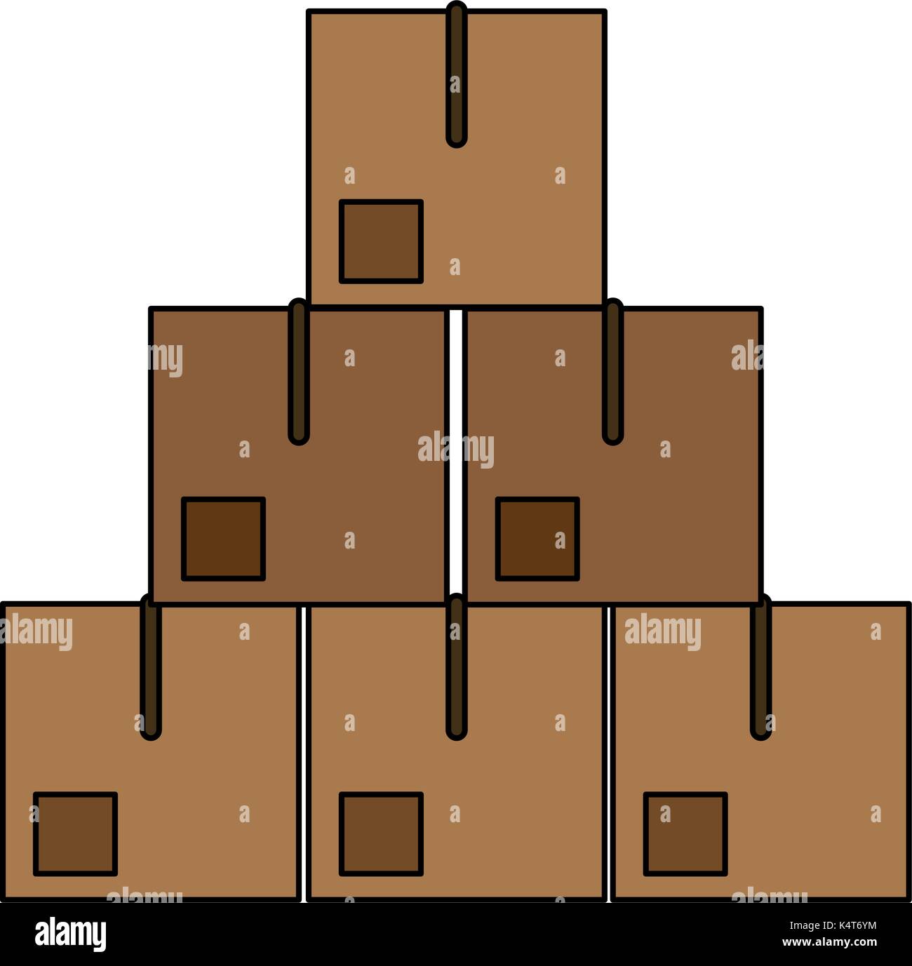 cardboard boxes icon image Stock Vector Image & Art - Alamy