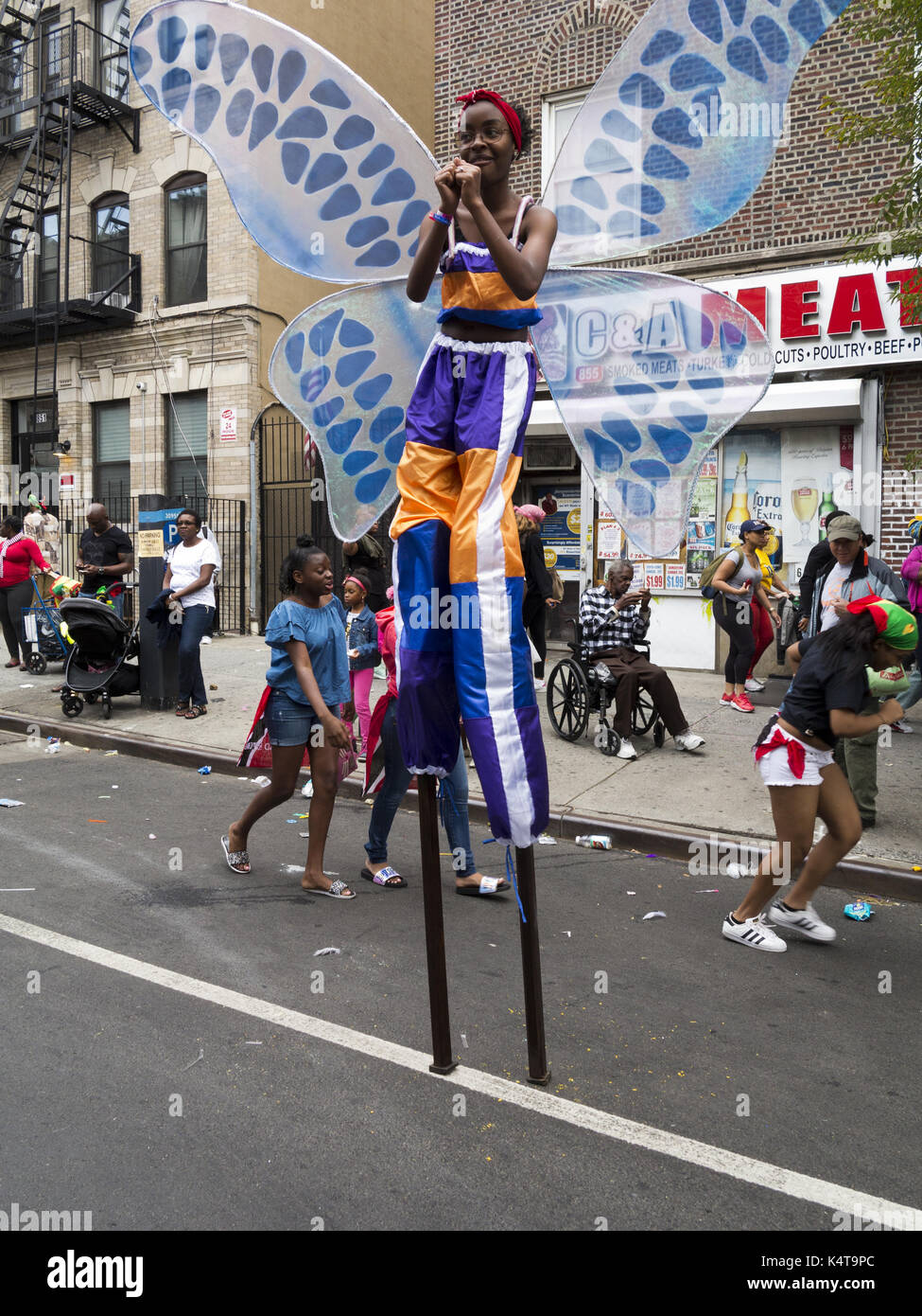 Brooklyn, USA. 2nd September, 2017. Stilt walkers at The 50th annual ...