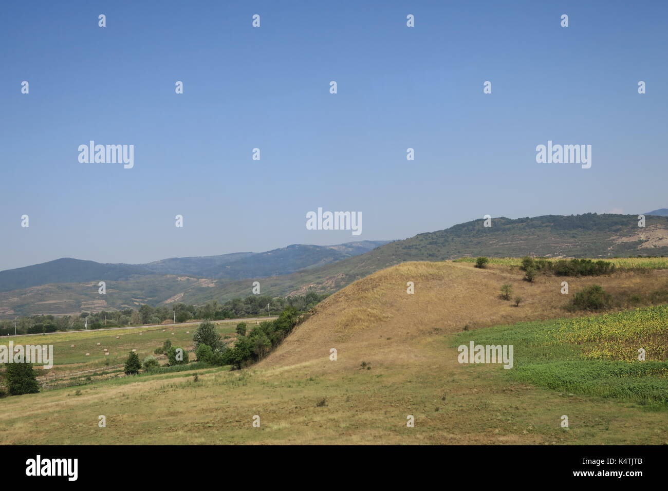 Untouched nature, countryside in Romania. Picturesque county ...