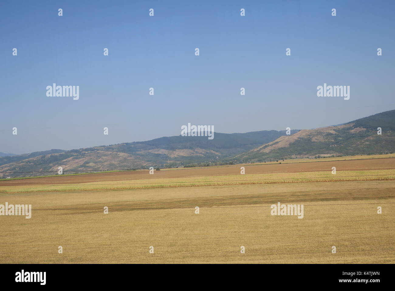 Untouched nature, countryside in Romania. Picturesque county ...