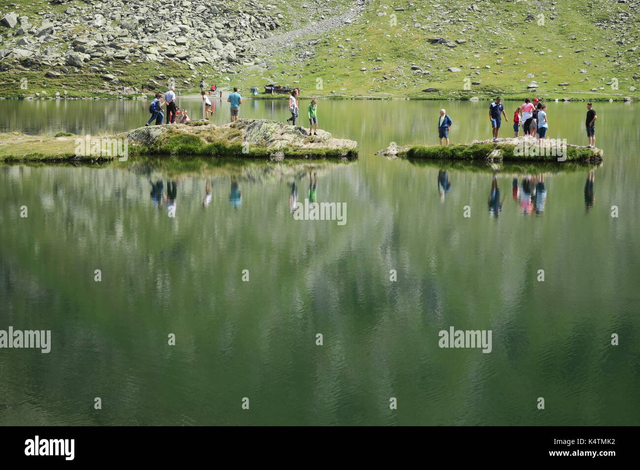 Balea Lake is glacier lake situated at 2034 meters of altitude in the ...