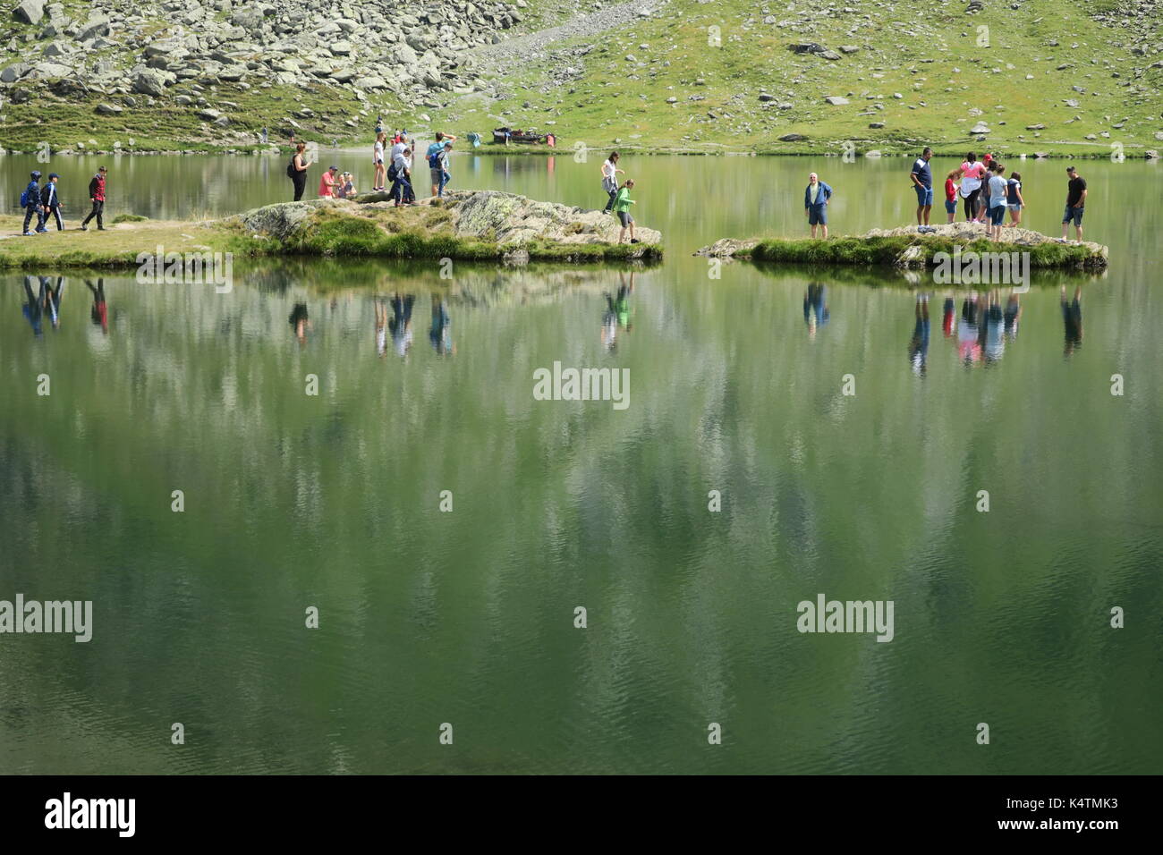 Balea Lake is glacier lake situated at 2034 meters of altitude in the ...