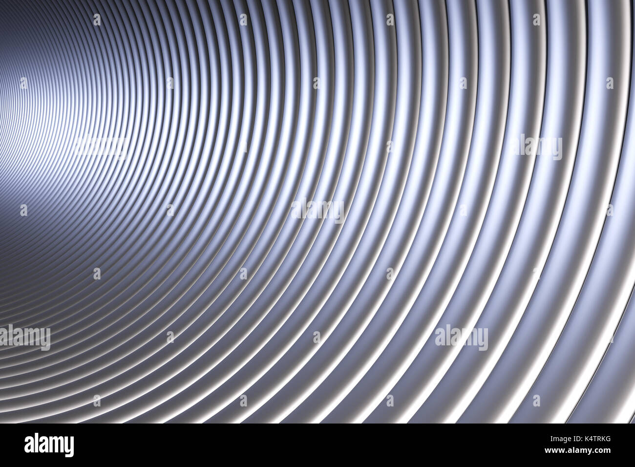 3d rendering of some blue concentric circles. Abstract composition ...