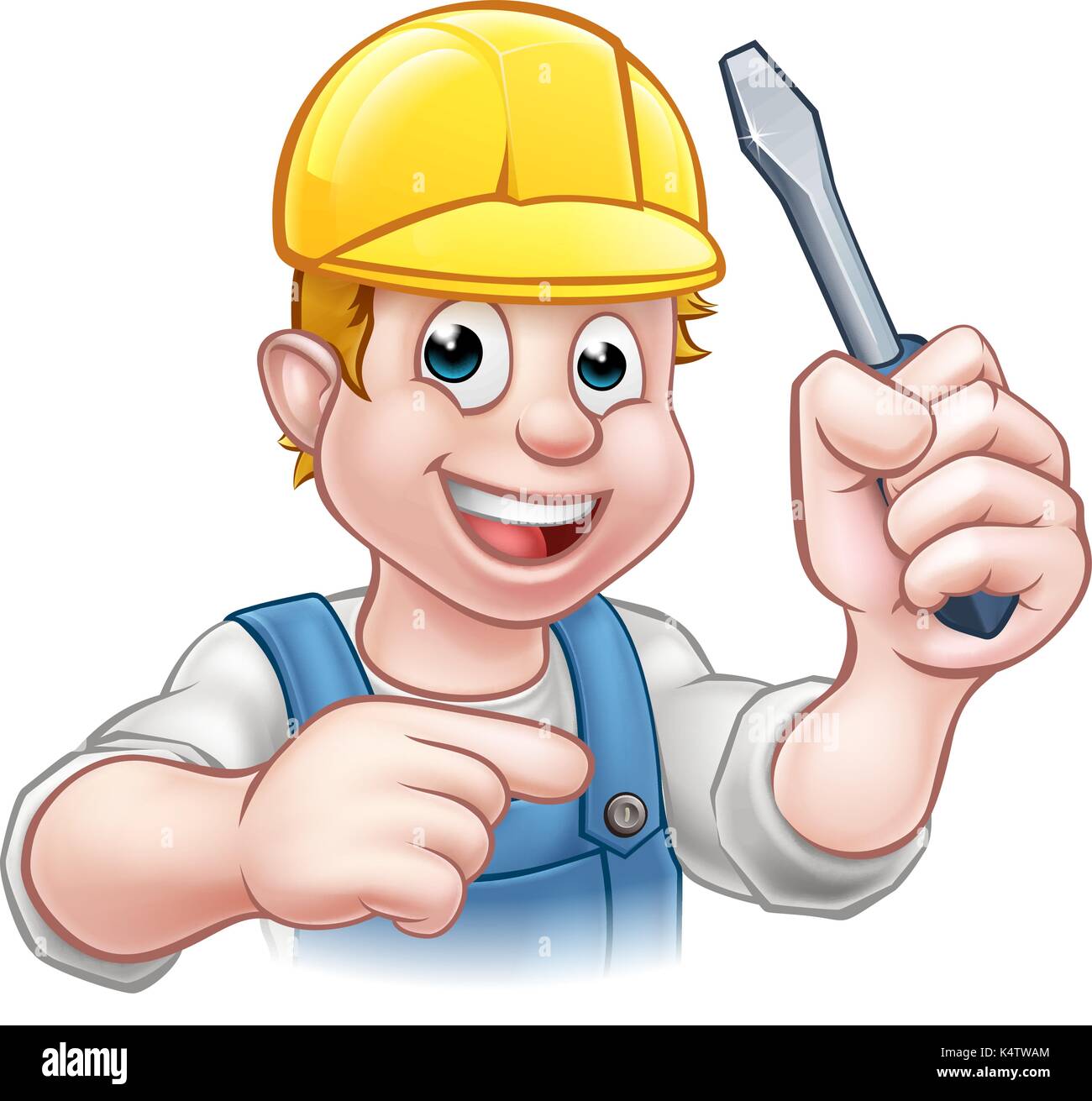 Electrician repairman Stock Vector Images - Alamy