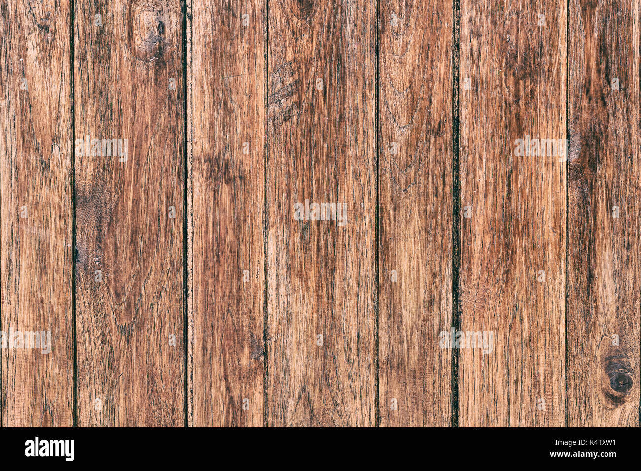 Vintage surface wood table and rustic grain texture background. Close ...