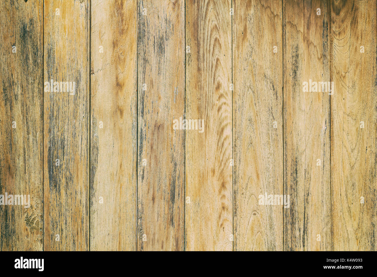 Vintage surface wood table and rustic grain texture background. Close ...