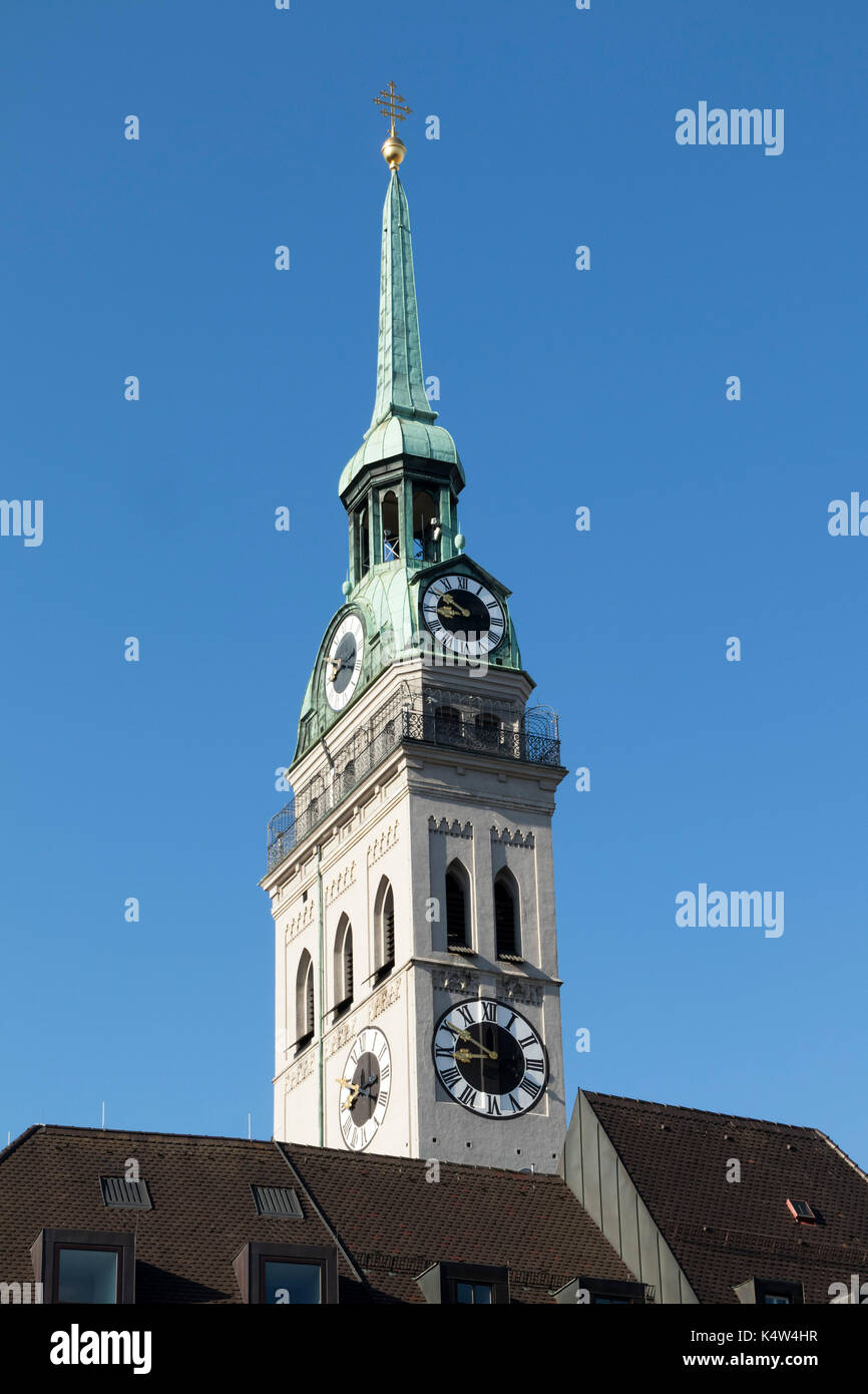 Peterskirche munich hi-res stock photography and images - Alamy