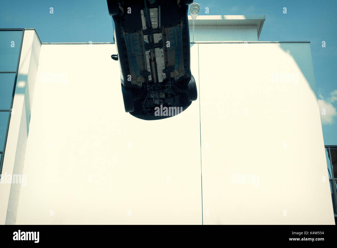 A flying car in the sky Stock Photo - Alamy
