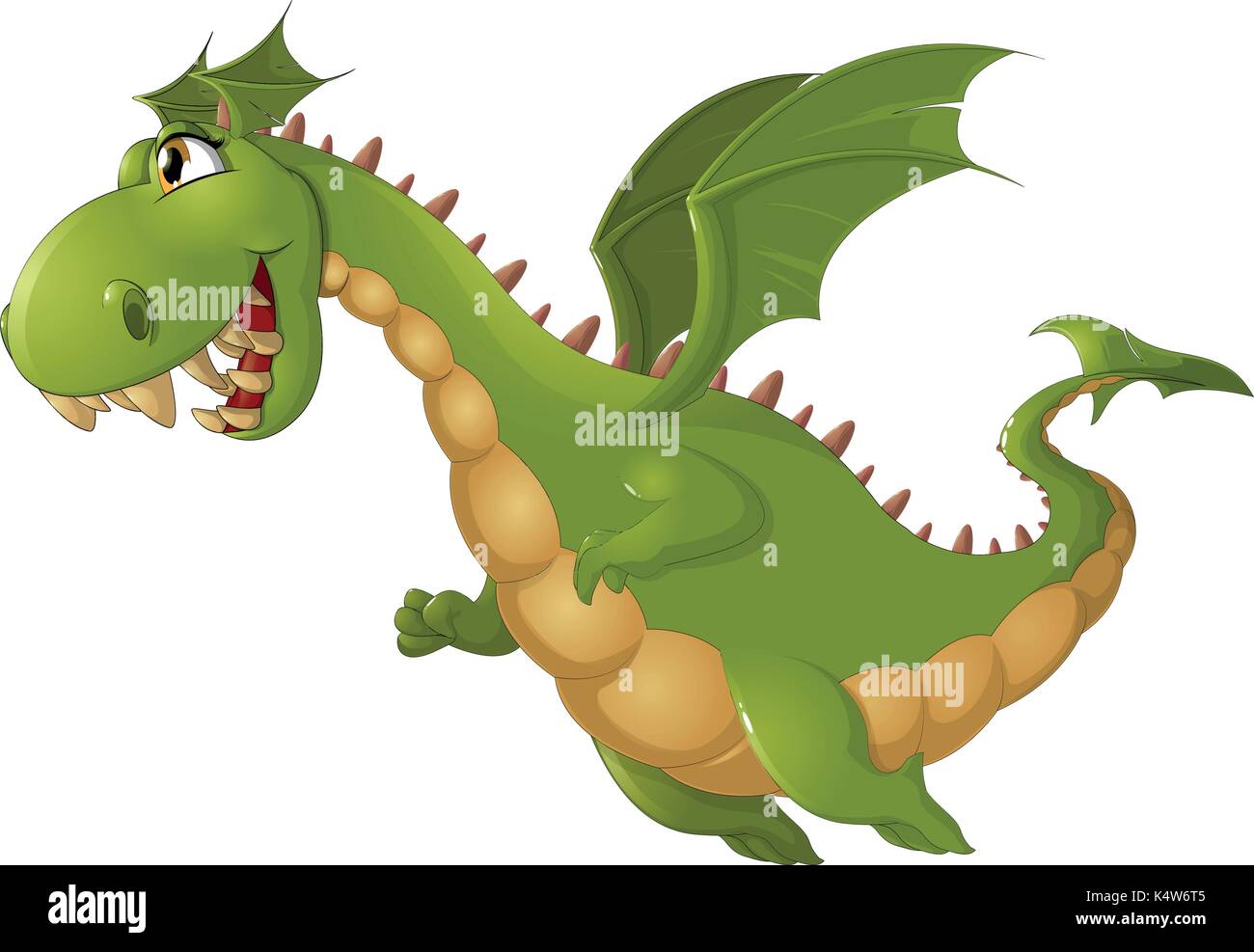 Angry dragon cartoon hi-res stock photography and images - Alamy