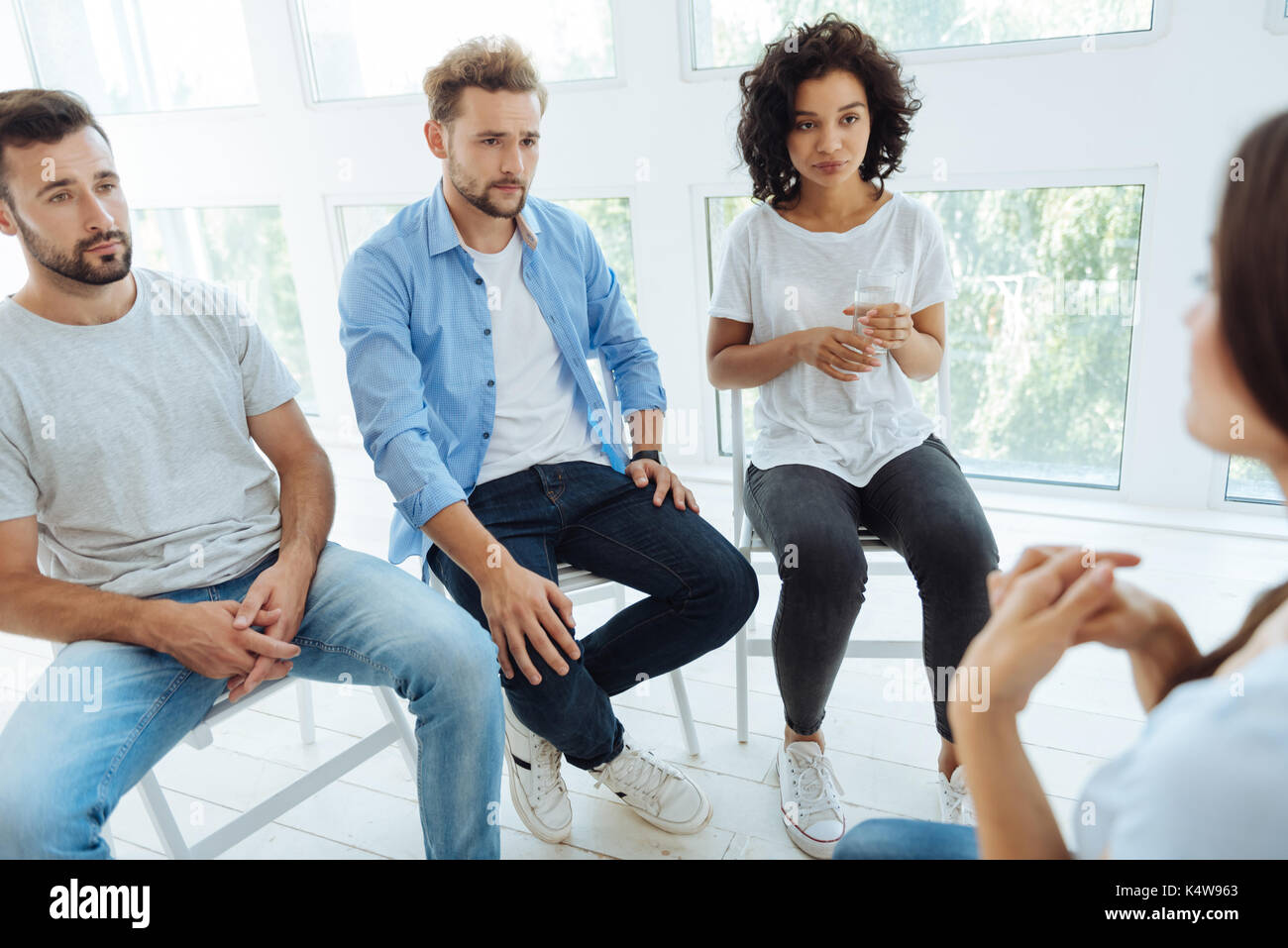 Group psychotherapy hi-res stock photography and images - Alamy