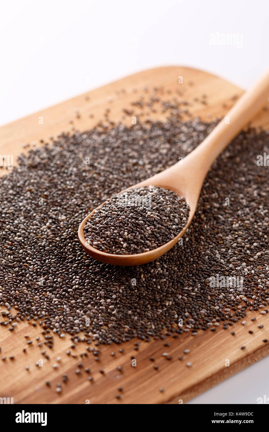 Dietary chia seeds grain hi-res stock photography and images - Alamy