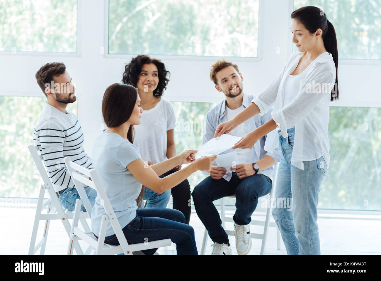 Psychologist and patient team hi-res stock photography and images - Alamy