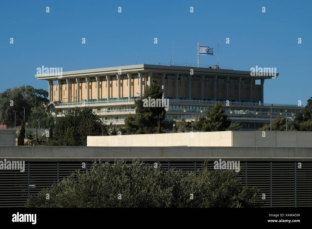 View of the Knesset the unicameral national legislature of Israel ...
