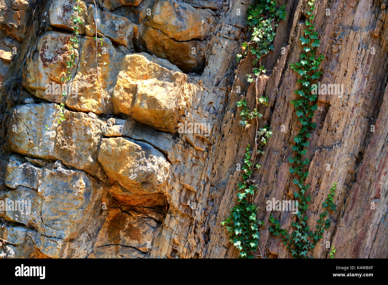 Forms of soil layers and rock layers Stock Photo - Alamy