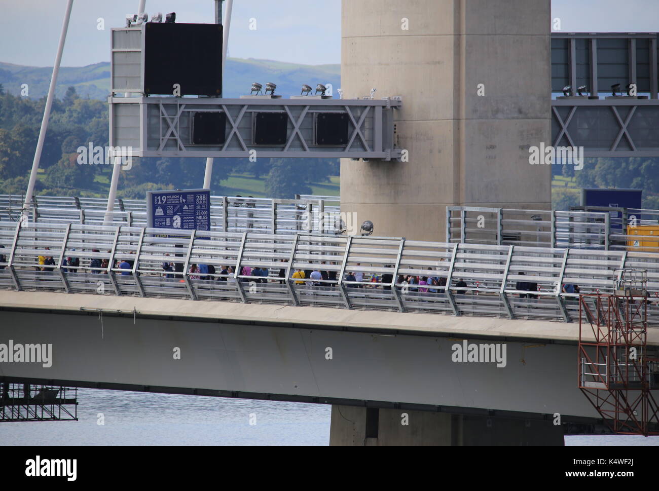 Queensferry Crossing bridge during Queensferry Crossing Experience ...