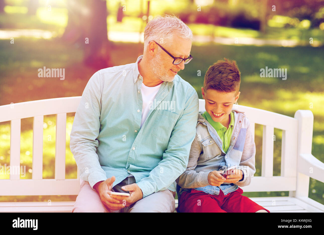 Old man and the boy hi-res stock photography and images - Alamy