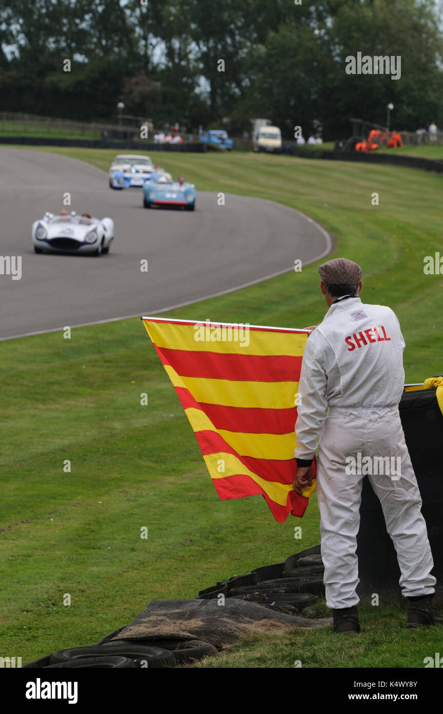 Flag marshal hi-res stock photography and images - Alamy