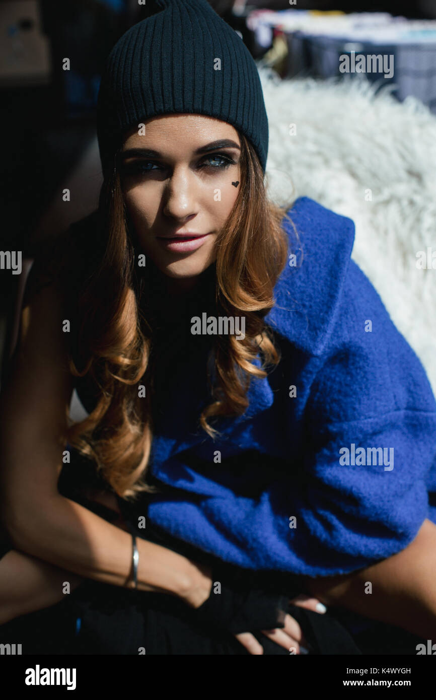 Provocative stylish model Stock Photo - Alamy