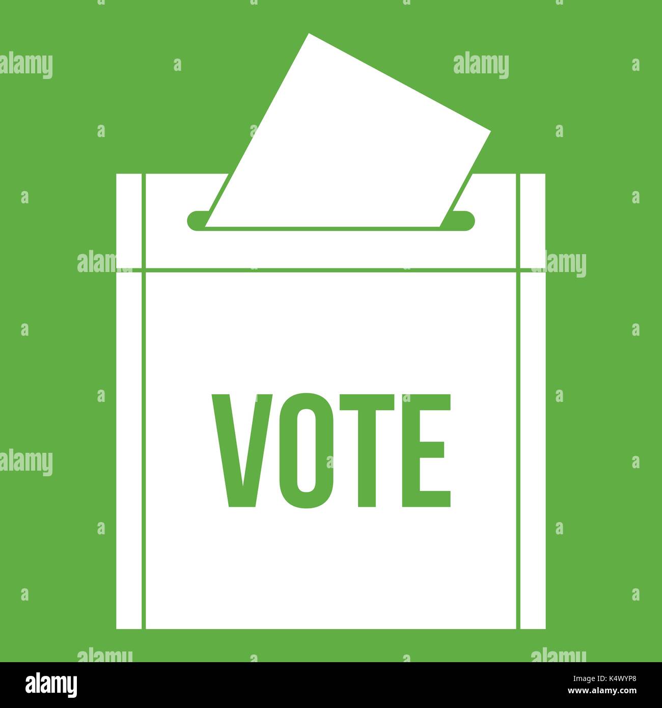 Voting for green party Stock Vector Images - Alamy