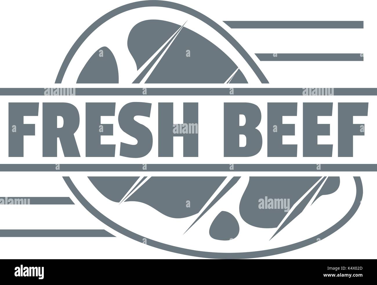 Fresh beef logo, simple style Stock Vector Image & Art - Alamy