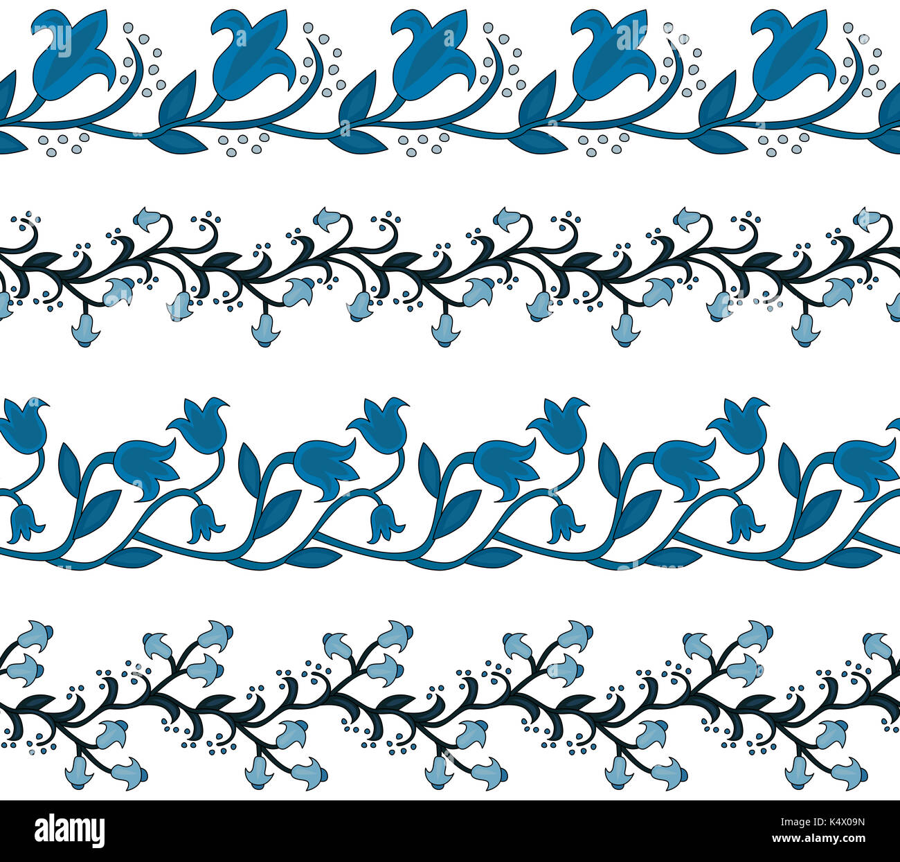 Blue Decorative Borders