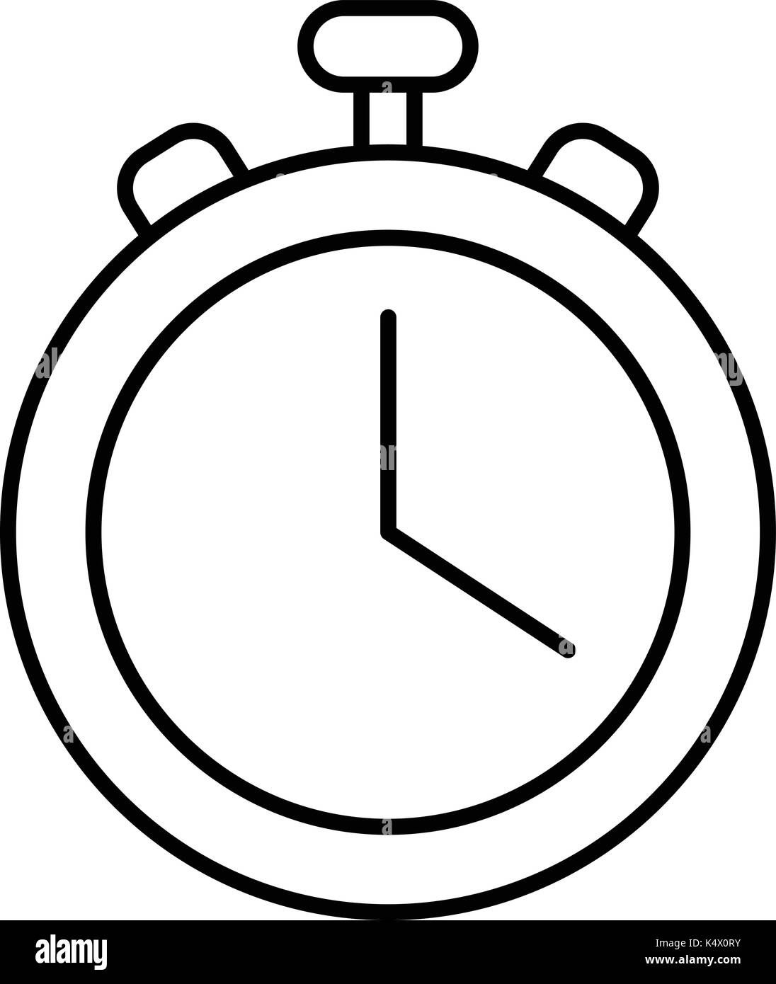 Stopwatch icon , outline style Stock Vector Image & Art - Alamy