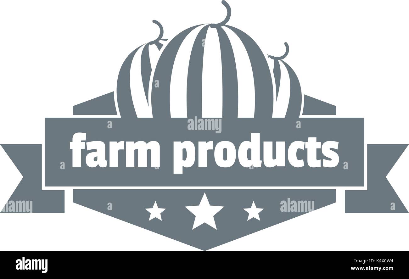 Farm products logo, simple style Stock Vector Image & Art - Alamy