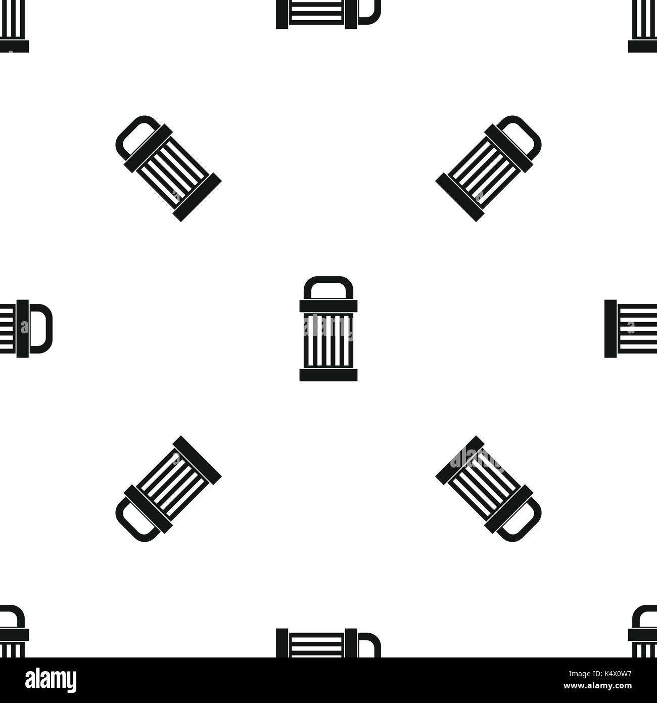 Trash pattern seamless black Stock Vector Image & Art - Alamy