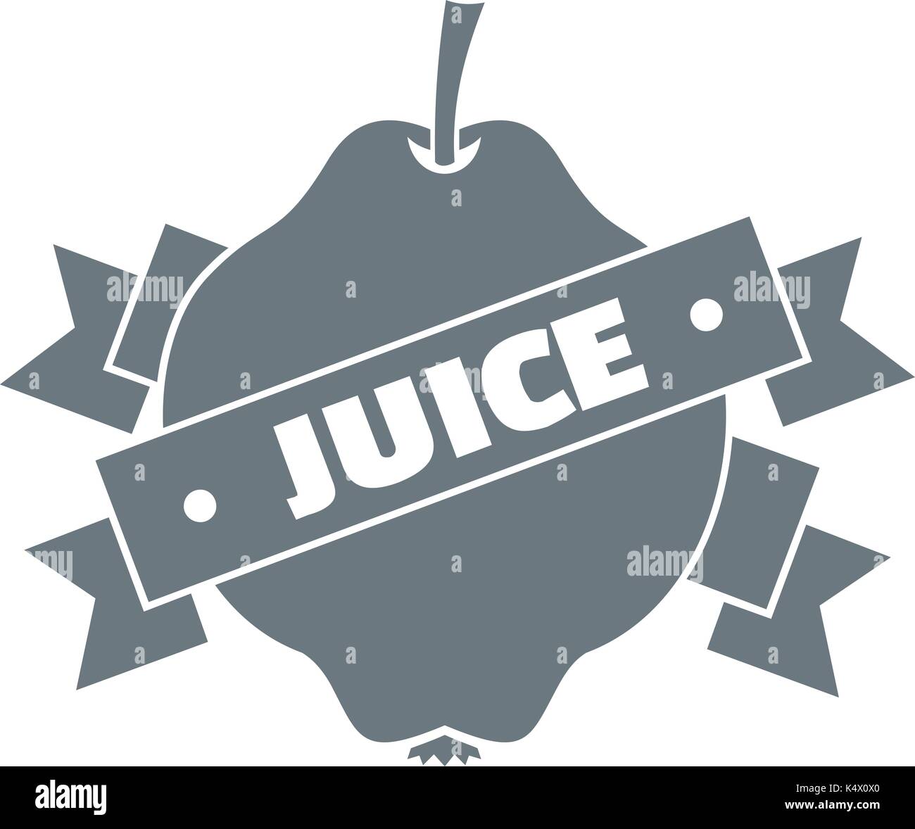 Fruit juice logo, simple style Stock Vector Image & Art - Alamy