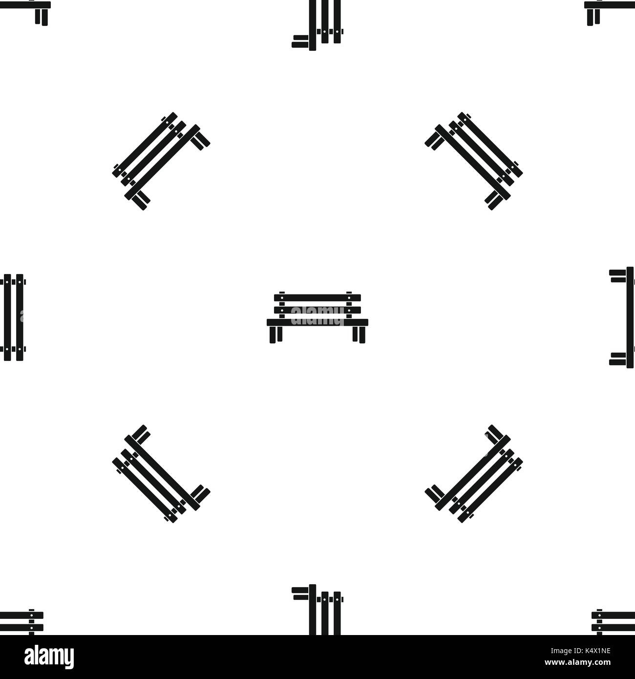 Wooden bench pattern seamless black Stock Vector Image & Art - Alamy