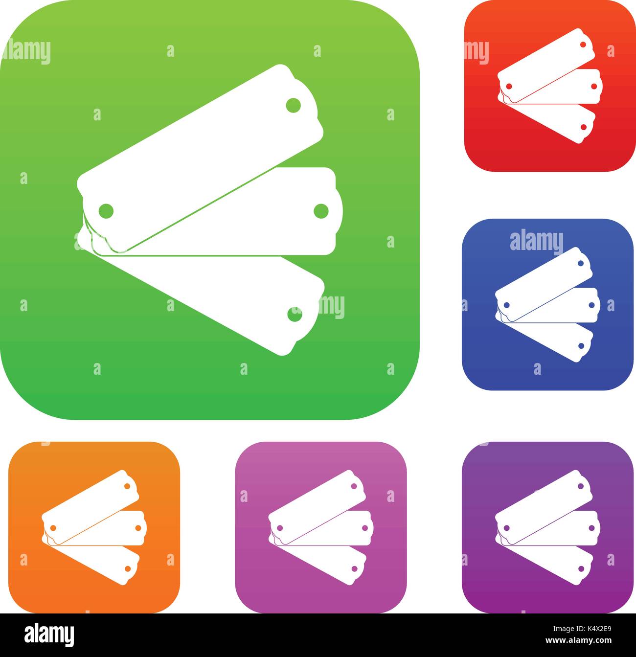 Three tags set collection Stock Vector Image & Art - Alamy