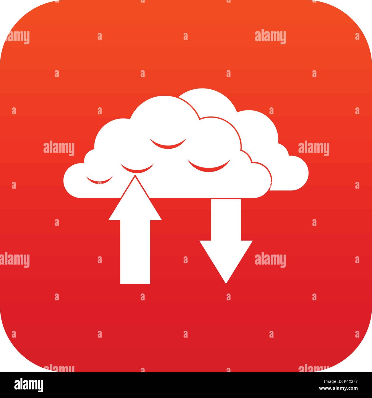 Download red sign clouds Stock Vector Images - Alamy