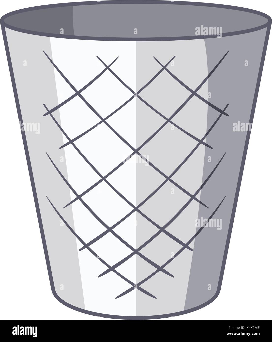 Trash bin icon, cartoon style Stock Vector Image & Art - Alamy