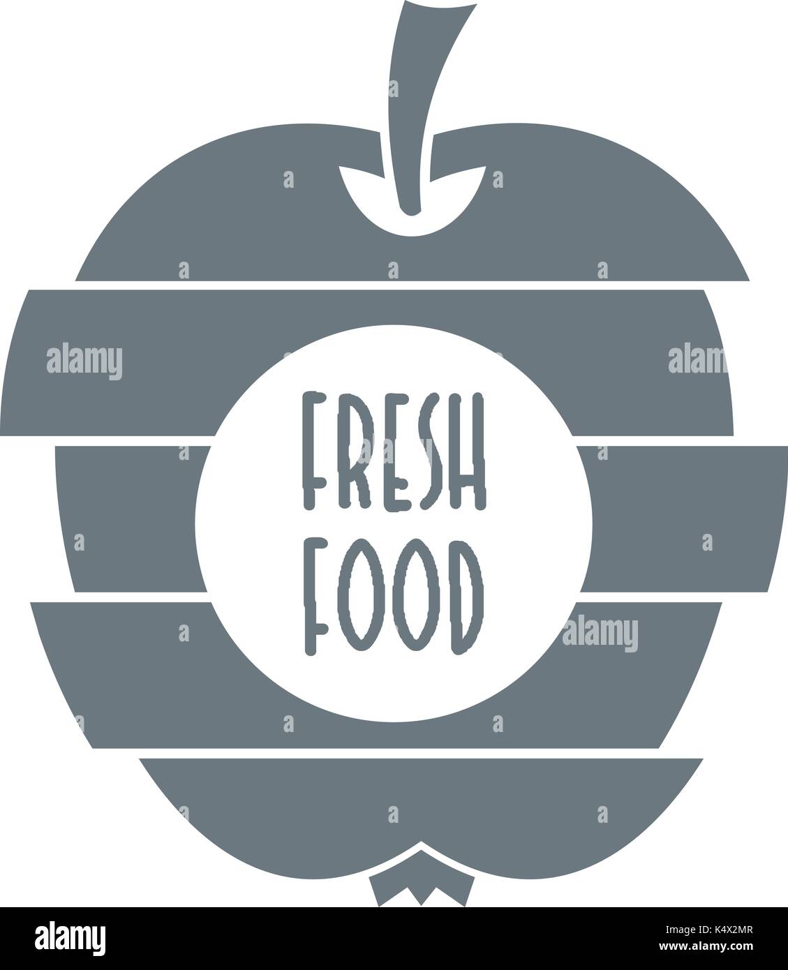 Fresh food logo, simple style Stock Vector Image & Art - Alamy