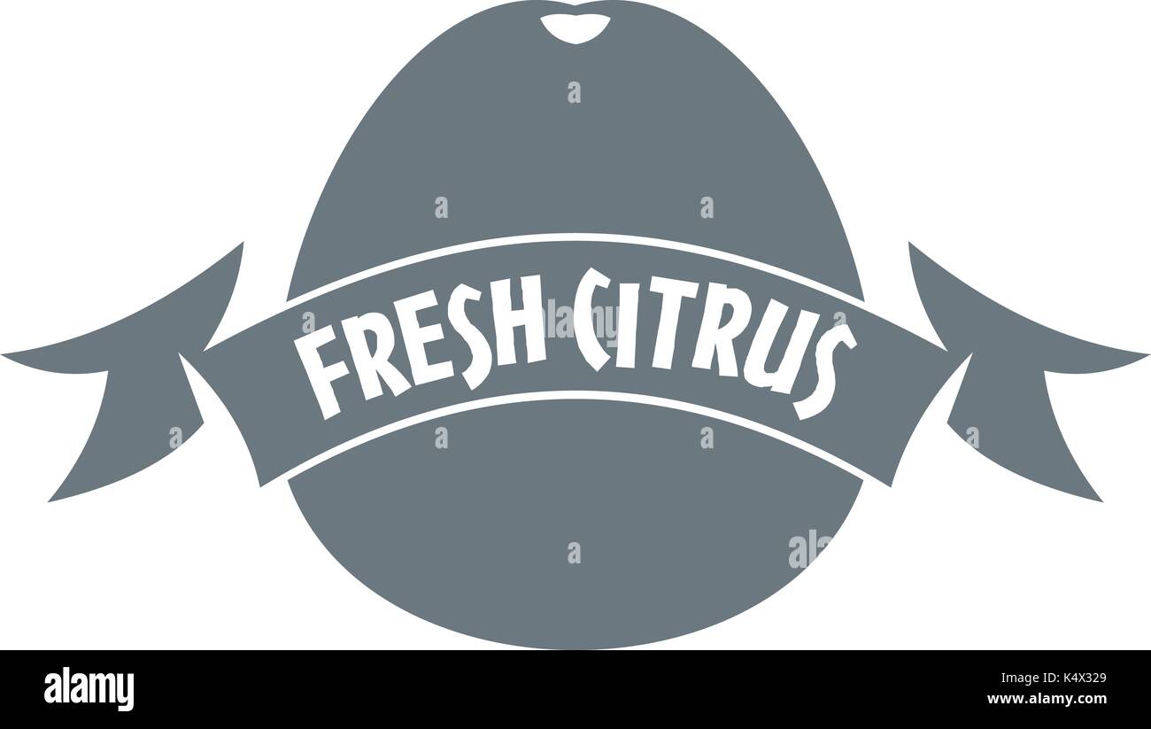 Fresh citrus logo, simple style Stock Vector Image & Art - Alamy