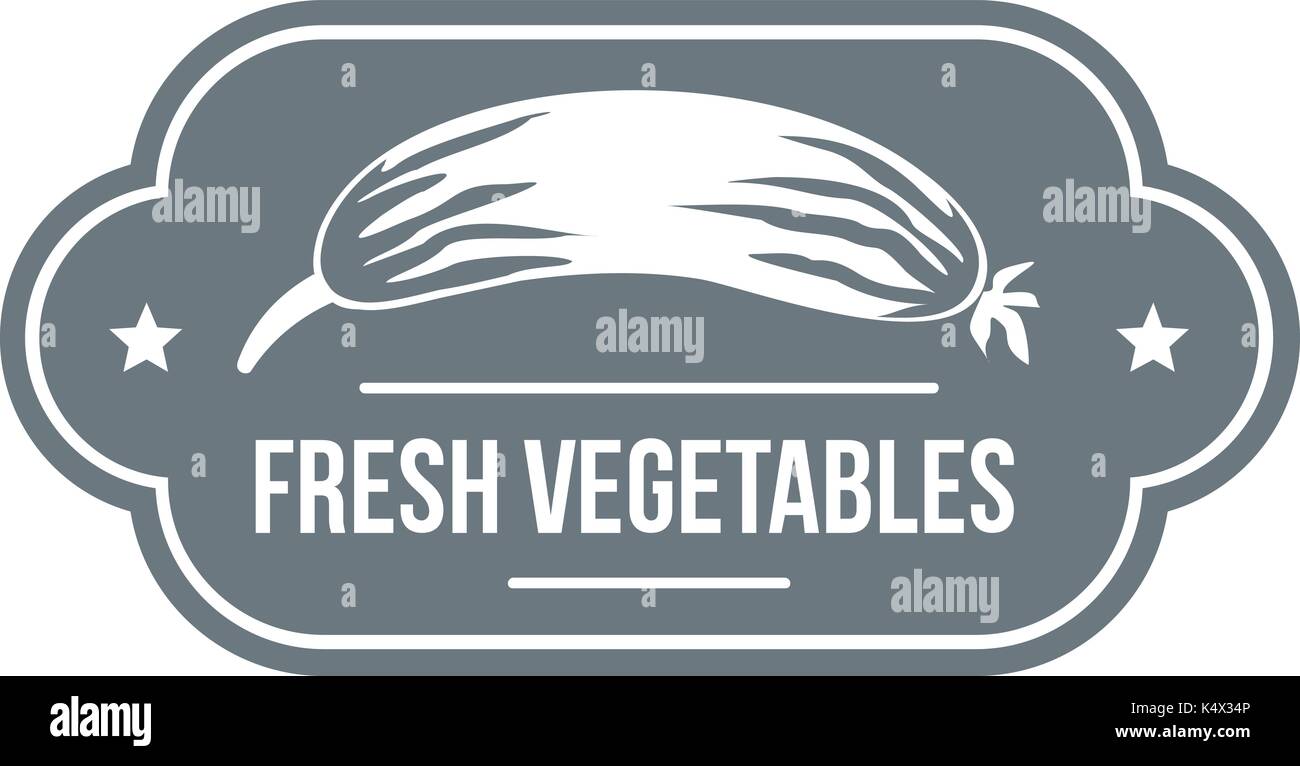 Fresh vegetables logo, simple style Stock Vector Image & Art - Alamy